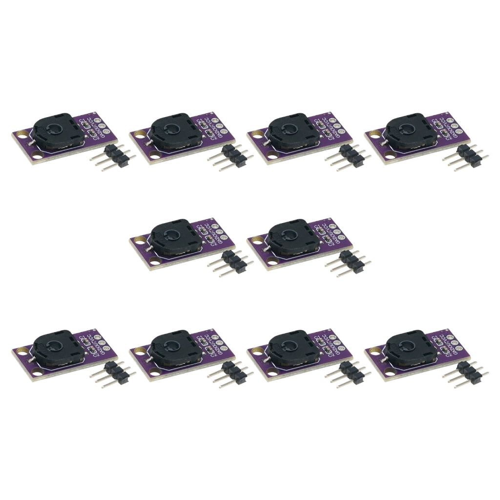 10Pcs Rotarys Position Angled Sensorings Module with 10K Potentiometer ...