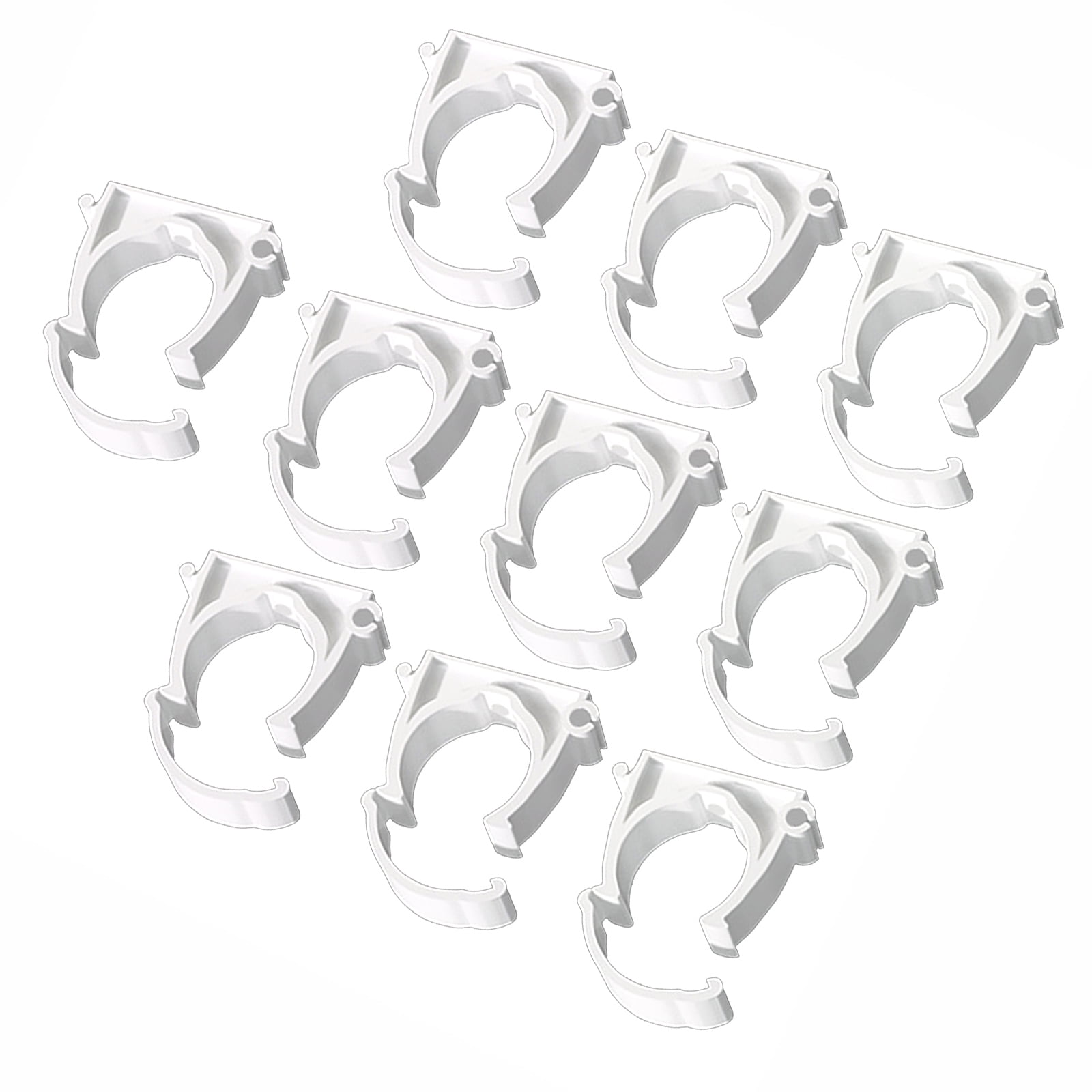 10Pcs Round Clamps Holder Water Pipe Tube Clamps Clip Pipe Cold Hot ...