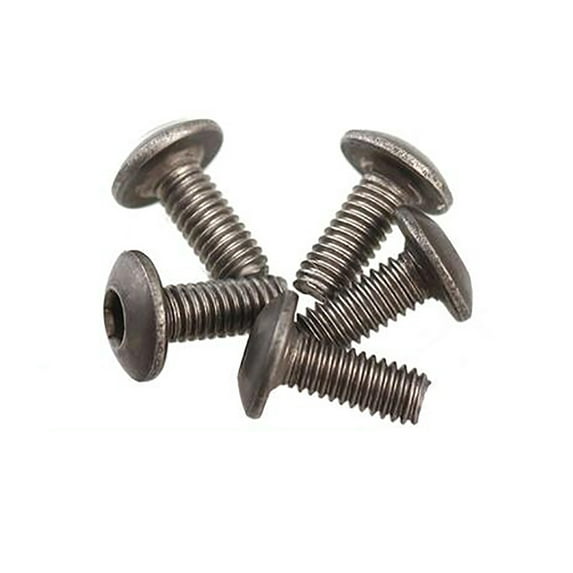 10Pcs Round Head Hex Socket Cap Screws M2 M2.5 M3 M4 Titanium Alloy Pan ...