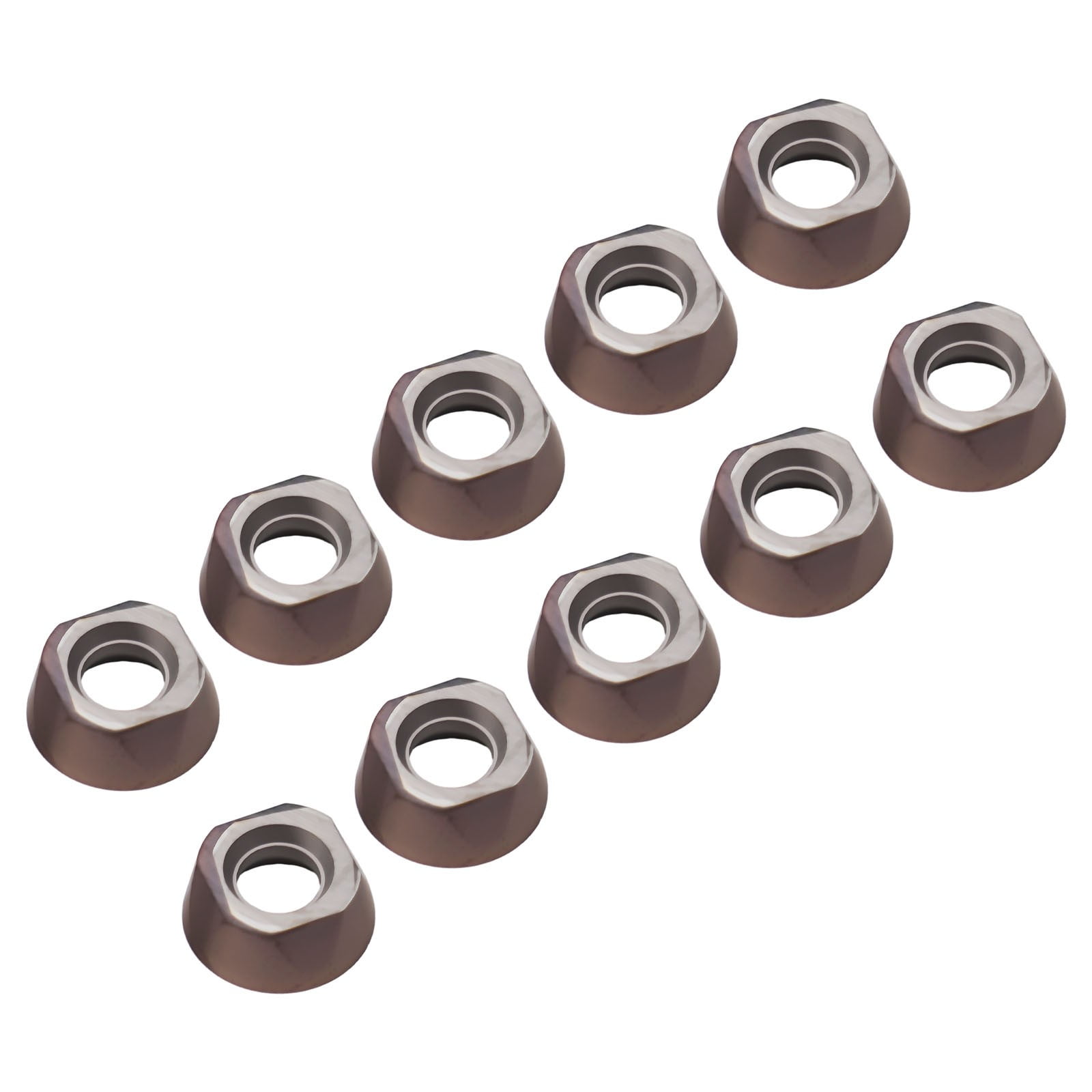10Pcs Rpmt10T3Mo Carbide Inserts Cutters For Cnc Lathe Steel Milling ...