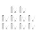 10Pcs Rustproof Metal Drawstring Cord Lock Clip Elastic Rope Fasteners ...