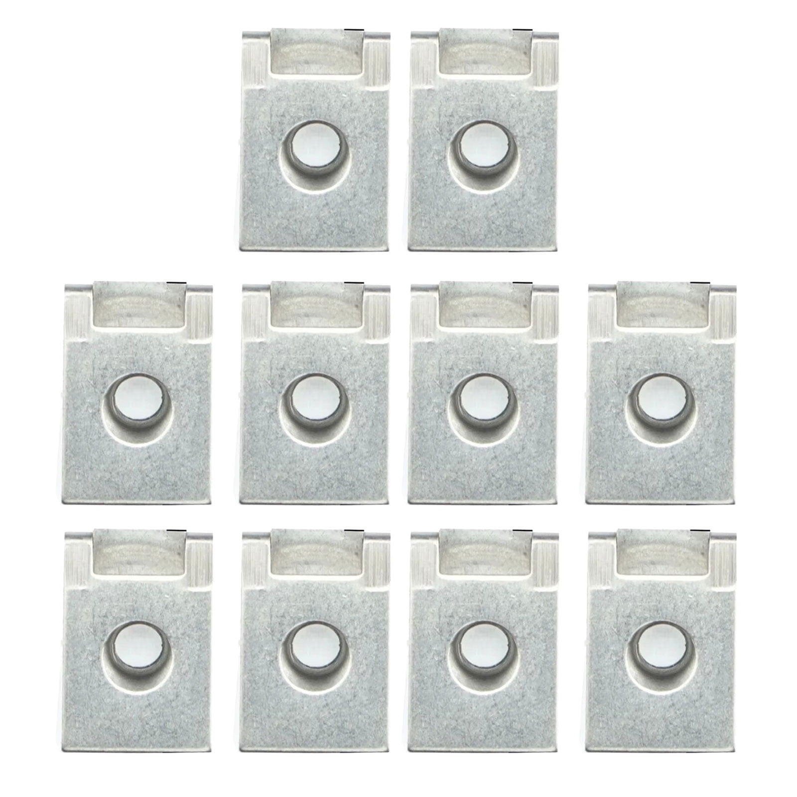 10Pcs Rustproof Metal License Plate Screw Clips Vibrations Resistant ...