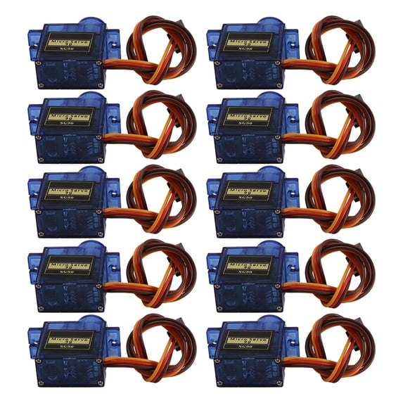 10Pcs SG90 9G Micro-Servo for RC Airplanes Fixed Wing Airplane Model ...