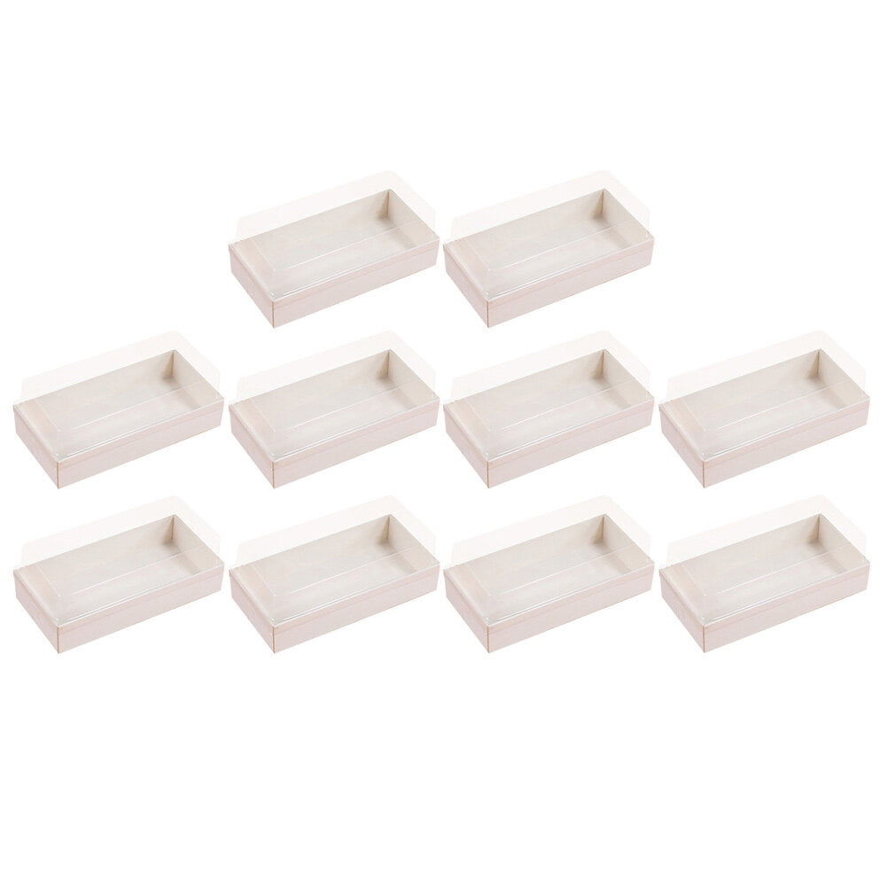 10Pcs Sandwich Boxes Disposable Wooden Food Cases Packaging - Walmart.com