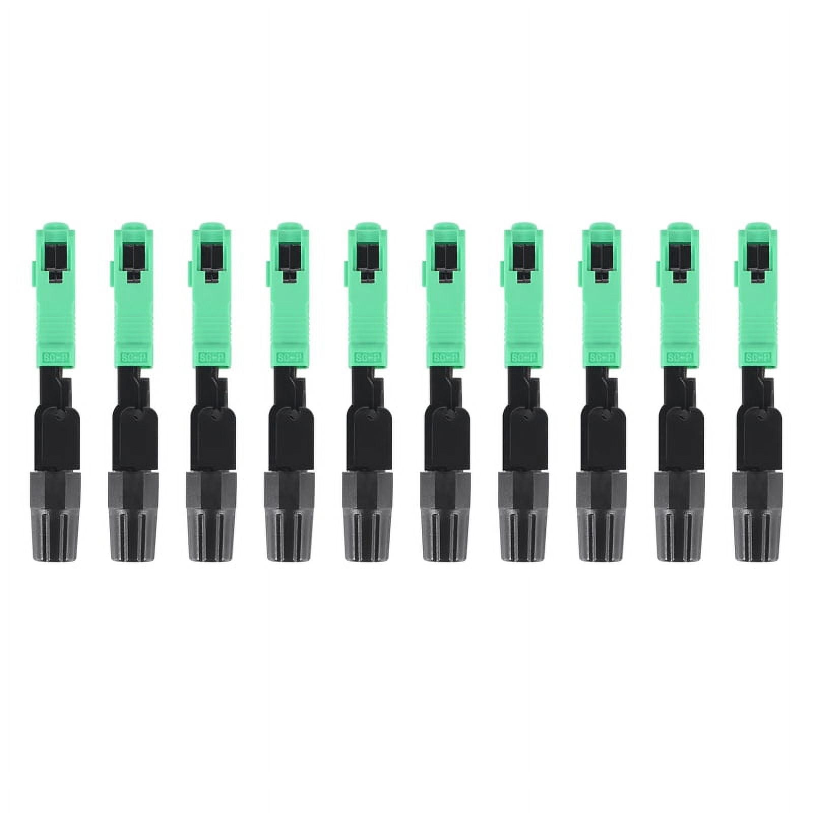 10Pcs Sc/ Fiber Optic Connector Embedded Single Mode Component Fiber ...