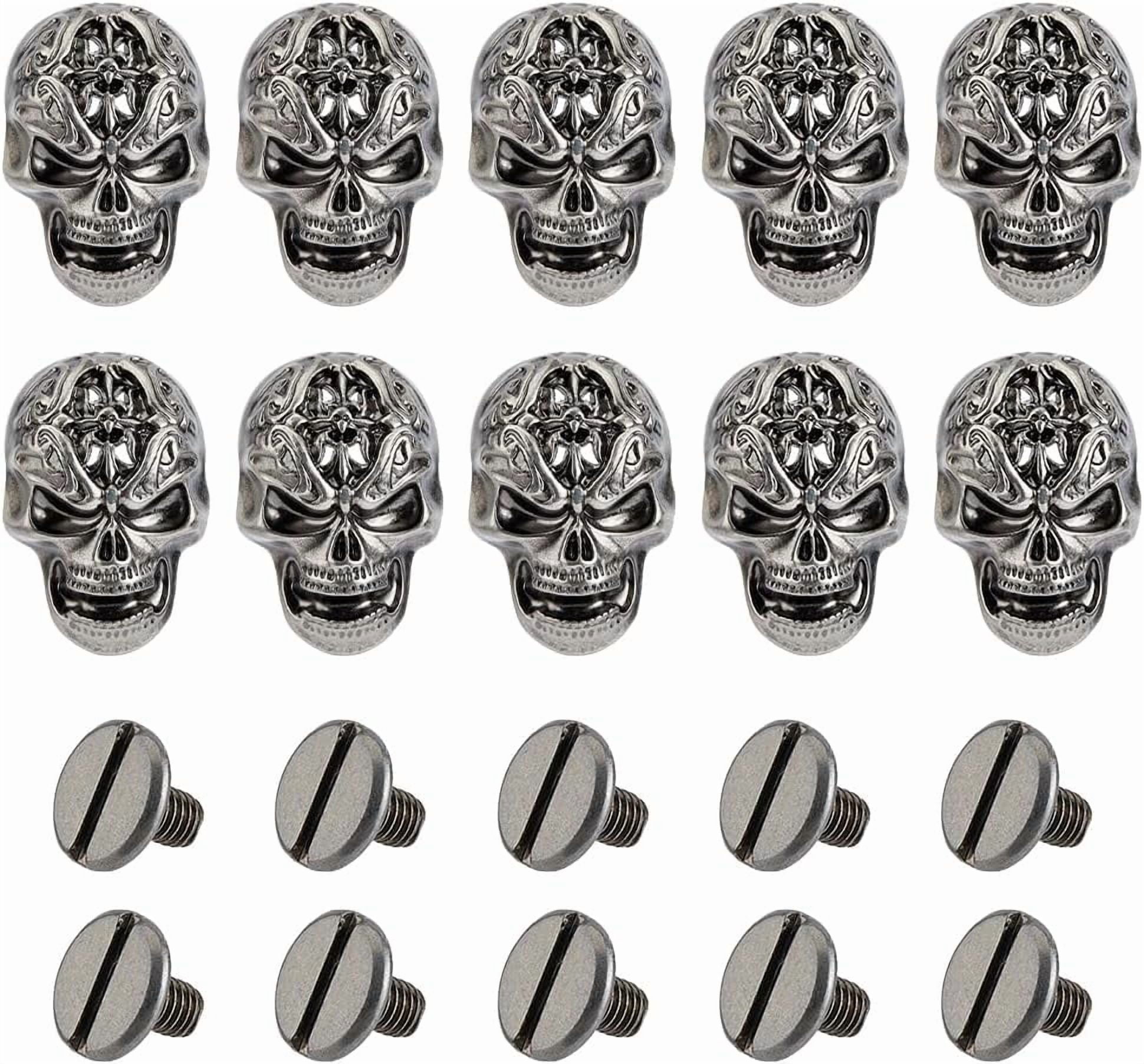 10Pcs Screw Back Rivet Metal Rivets Screw Rivets Leather Crafting Punk ...