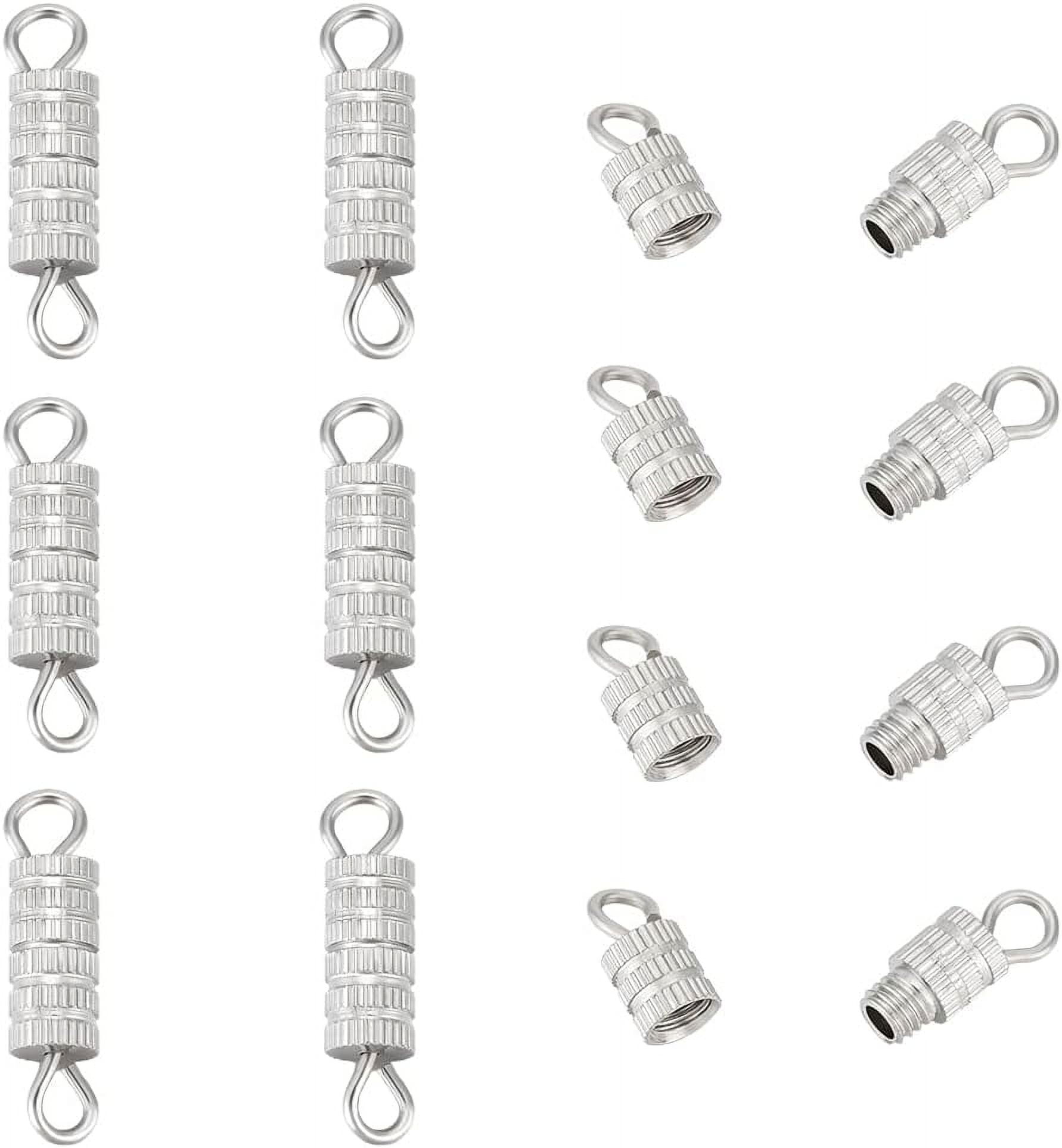 10Pcs Screw Twist Clasps Barrel Screw Clasps Stainless Steel Screw ...