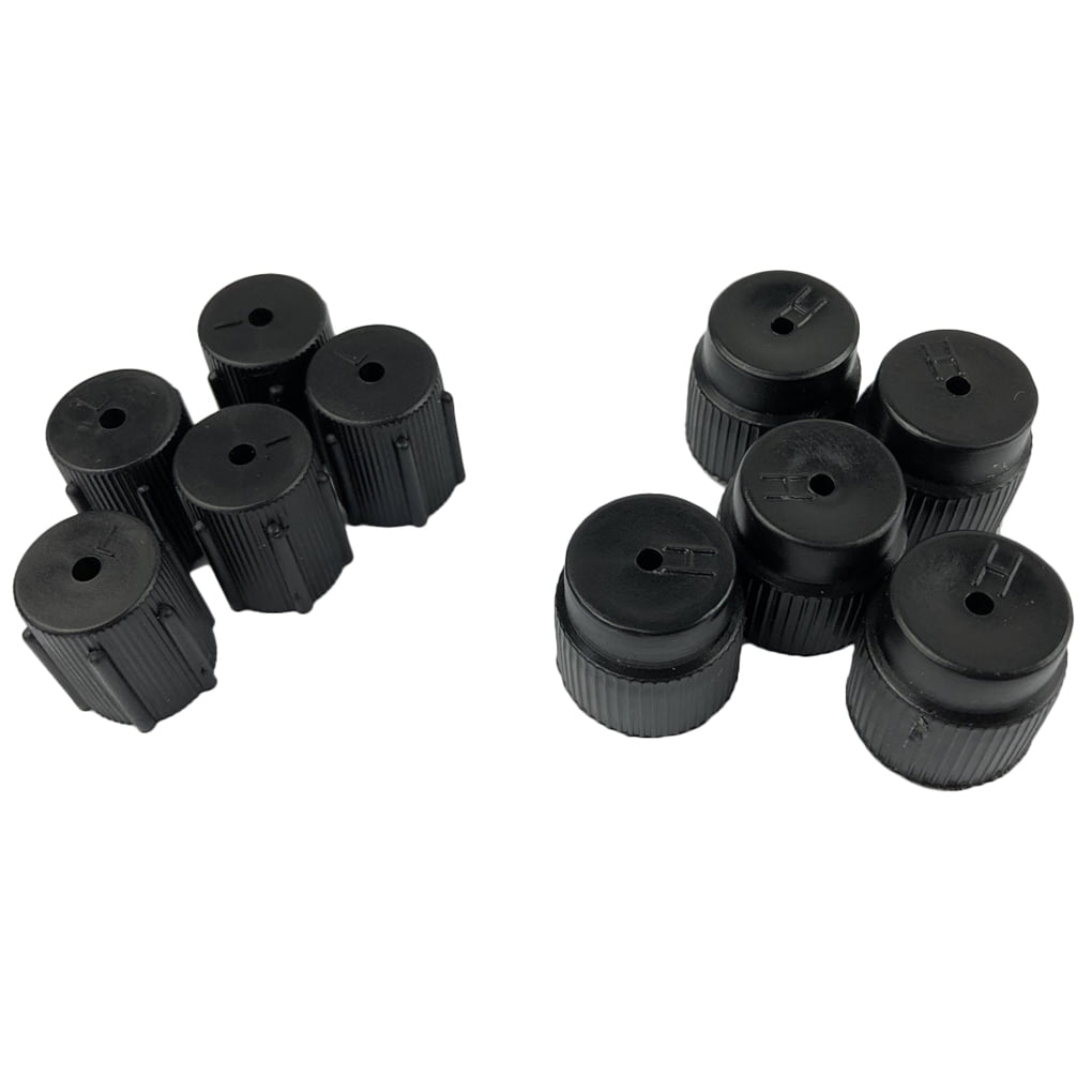 10Pcs/Set Air Conditioning Service AC System Charging Port High Side ...