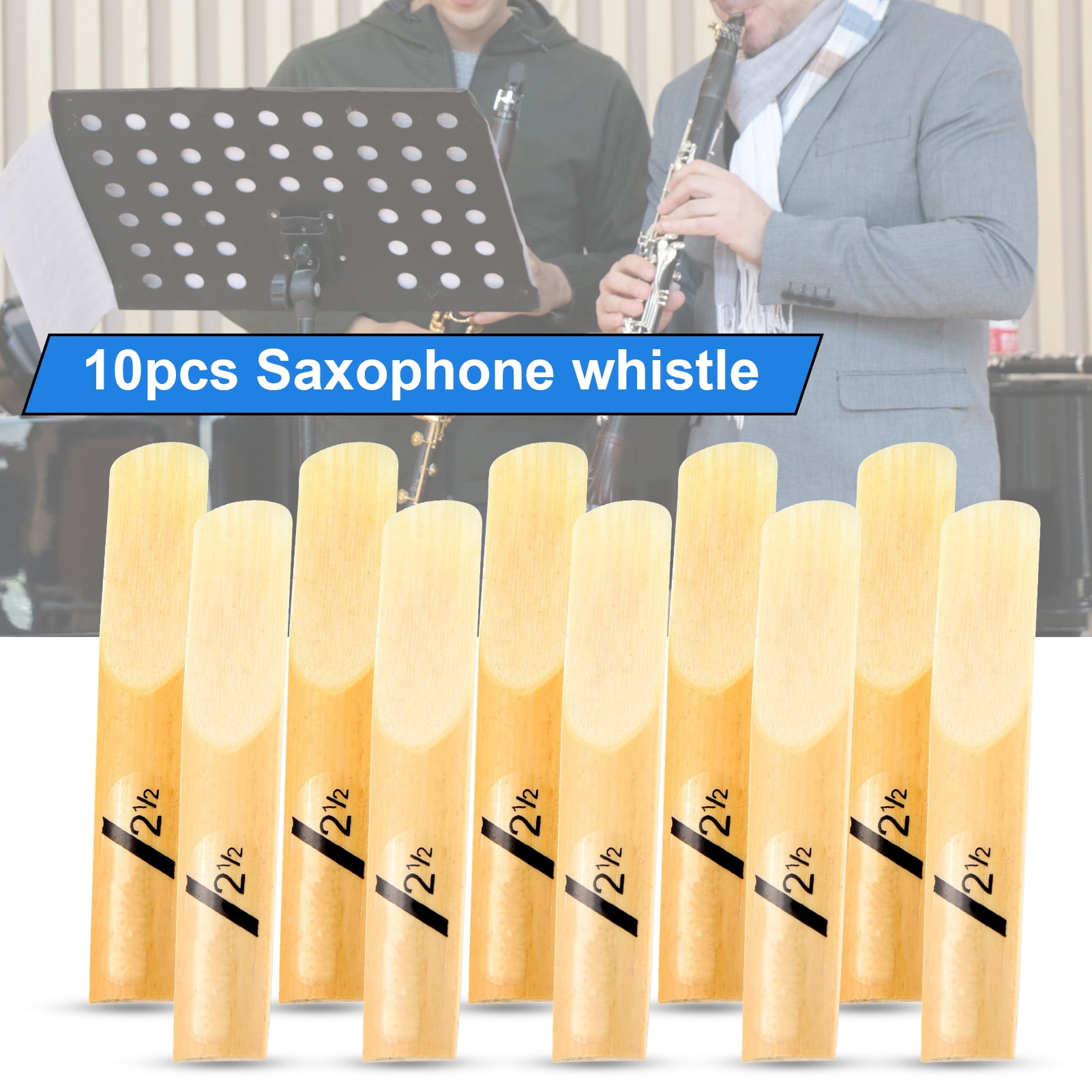 10Pcs/Set Clarinet Reed Skin-Friendly Anti-Corrosion Lightweight Smooth ...