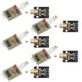 10Pcs/Set Laser Receiver Sensor Module Board KY-008 650nm 5V Laser ...