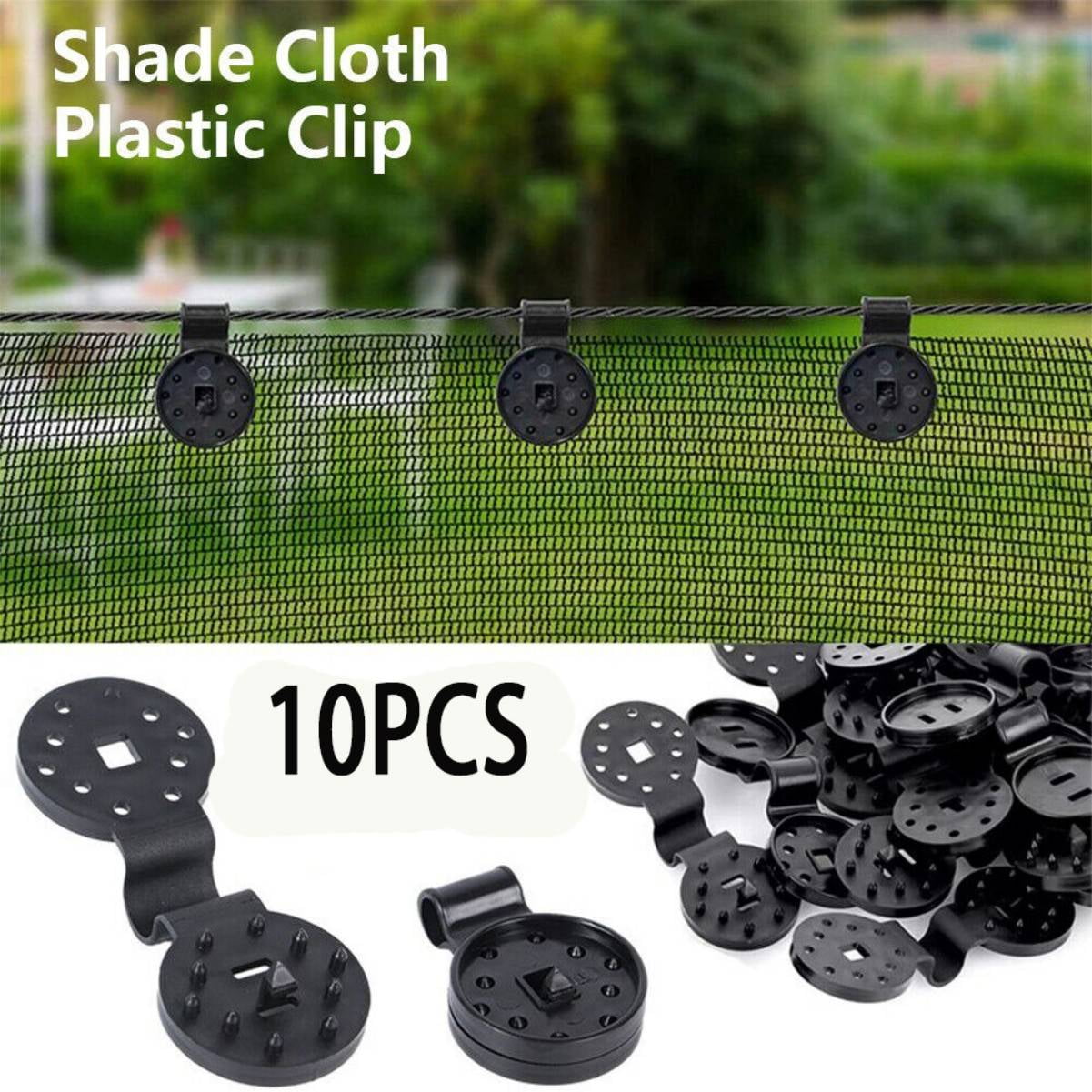10Pcs Shade Cloth Plastic Clips Garden Netting Fixing Clamps Sun Shade ...