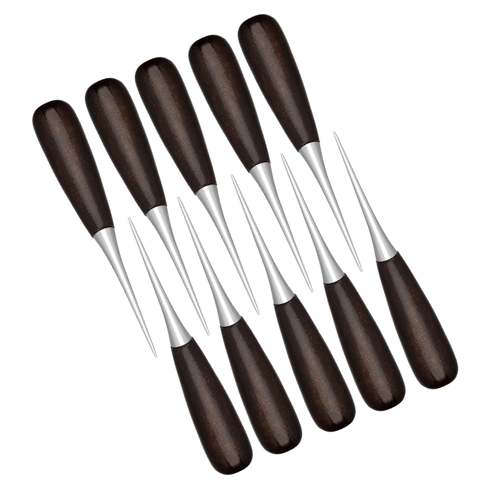 10Pcs Shaft Crafting Awl Pointed Tip Leather Awl Tool for Leather Belt ...