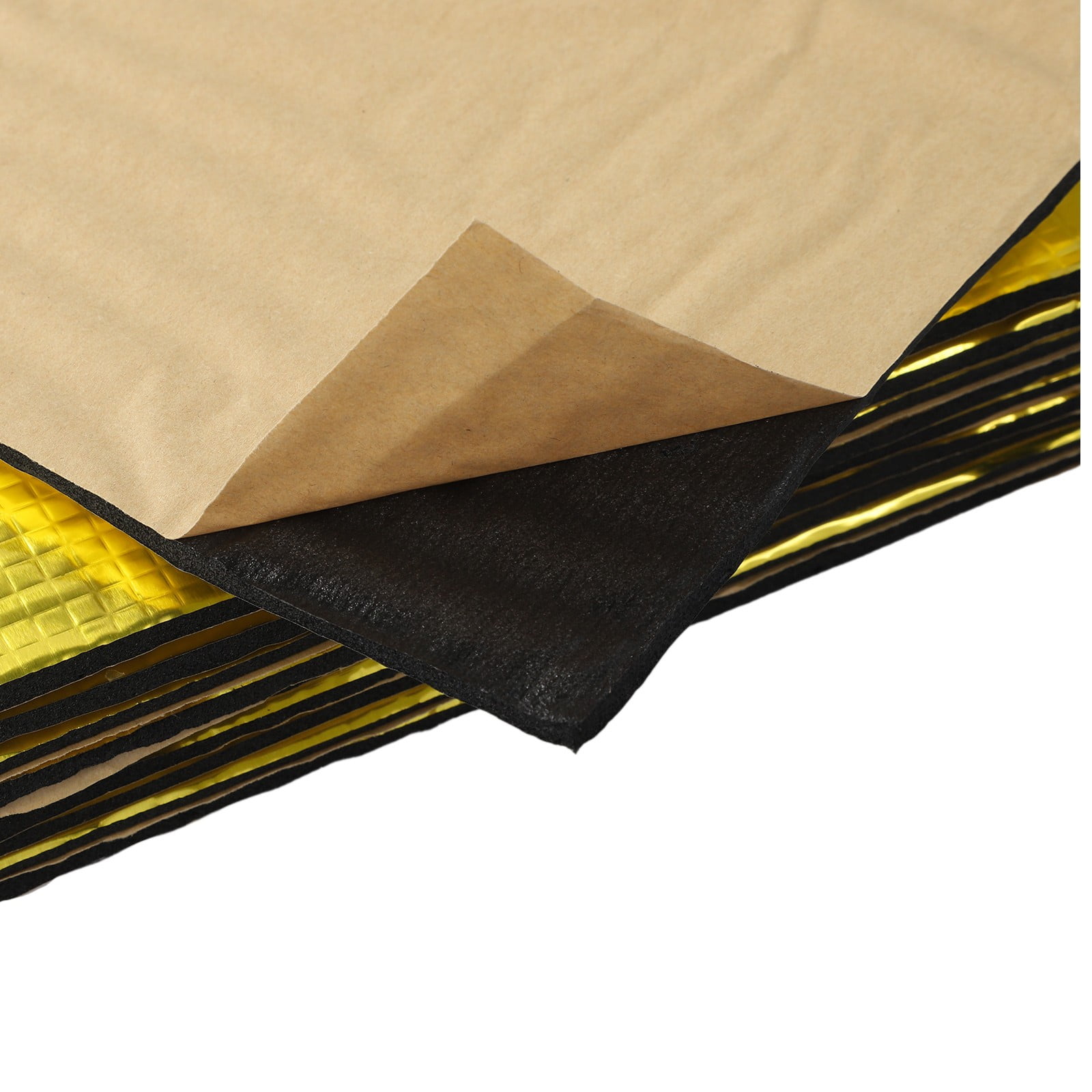 10Pcs Sheets Sound Deadening Damping Mat Car Silent Compact Van ...