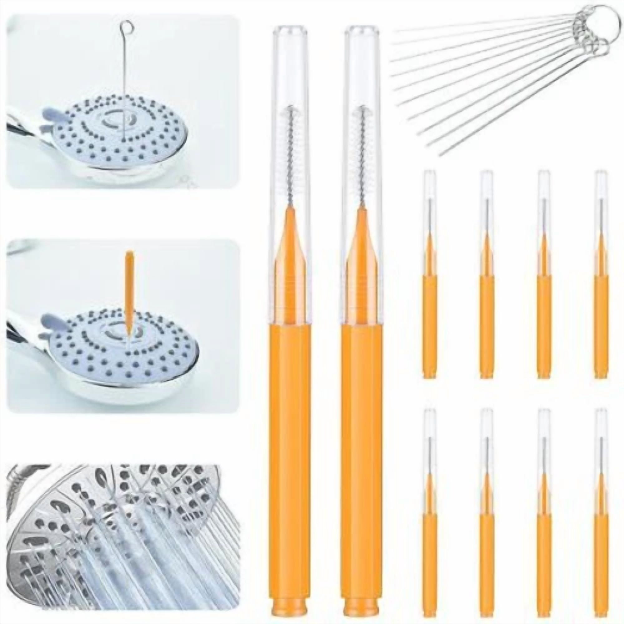 10Pcs Shower Head Cleaning Brush Gap Hole Anti-Clogging Cleaner Brushes ...
