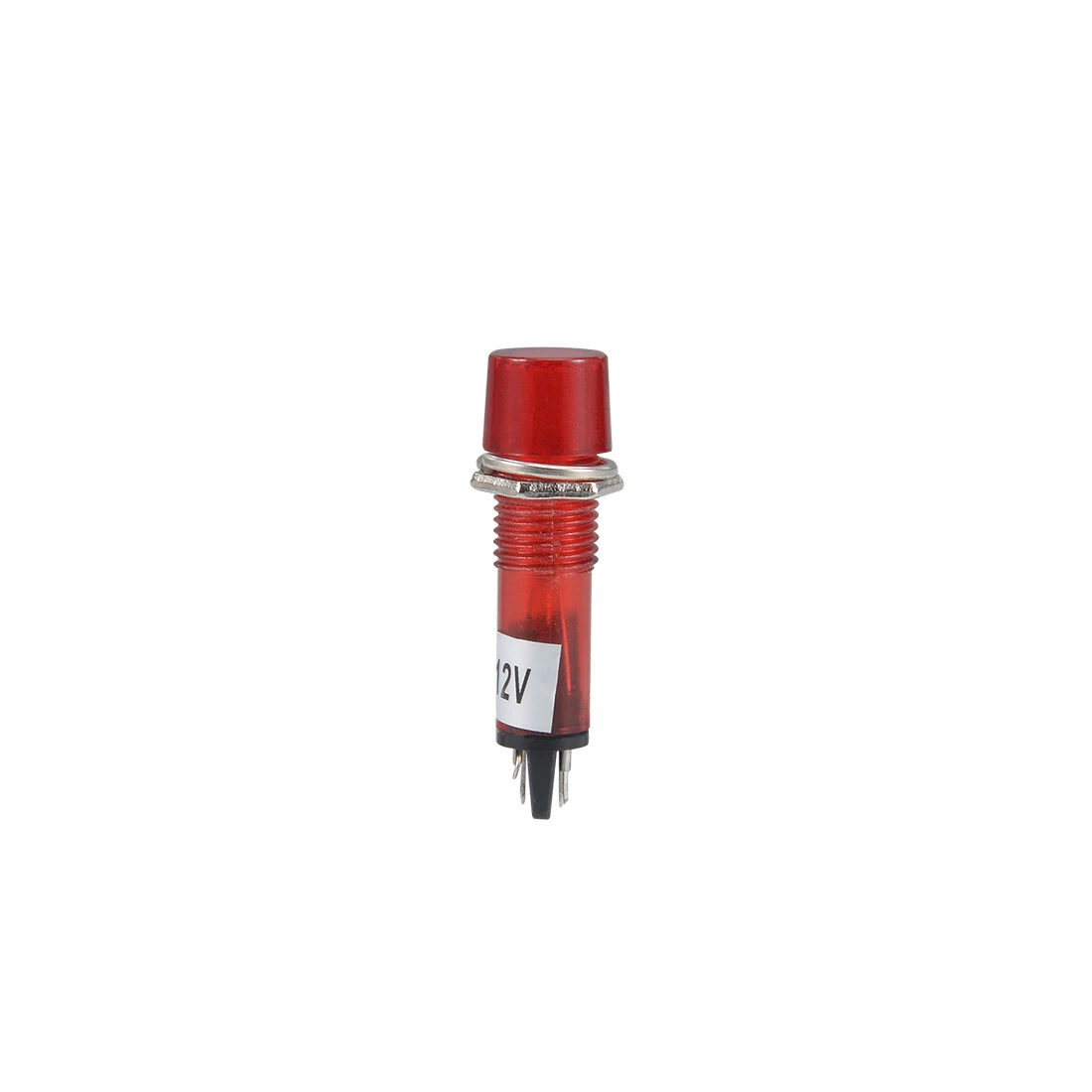 10Pcs Signal Indicator Dash Light DC 12V LED Bulbs XD10-3 Red 10mm 2/5 ...