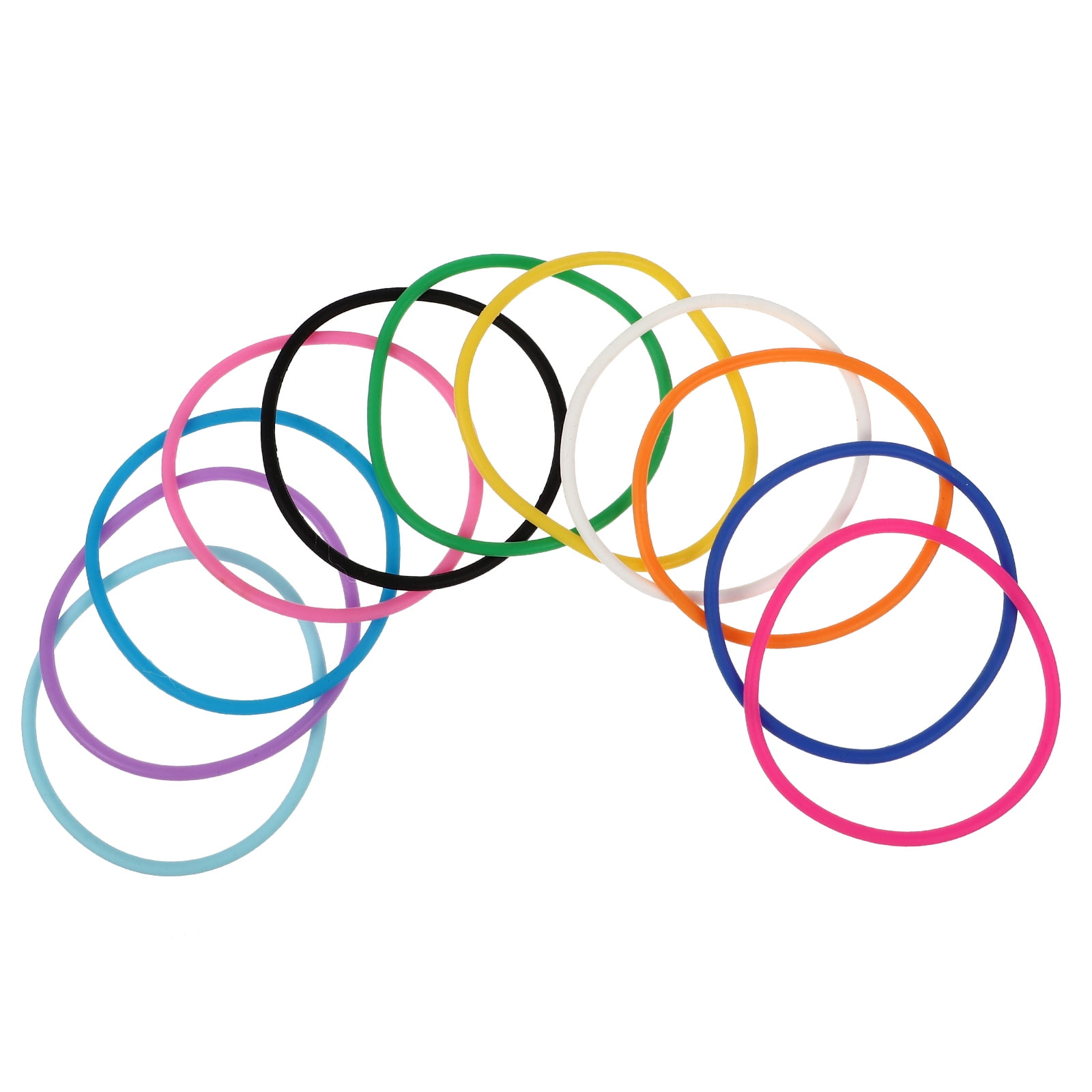 GAXIRE Crafting Accessory Silicone Bracelets 10Pack - Walmart.com