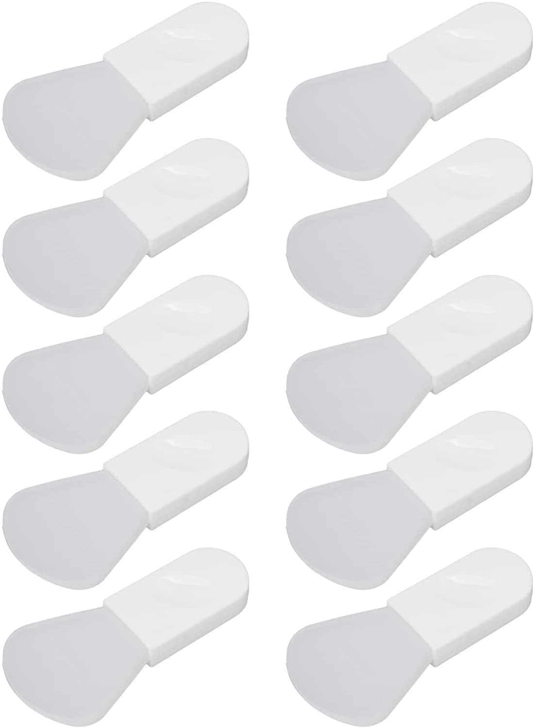 10Pcs Silicone Mask Brush Mini Makeup Brushes Cosmetic Tools with Clear ...