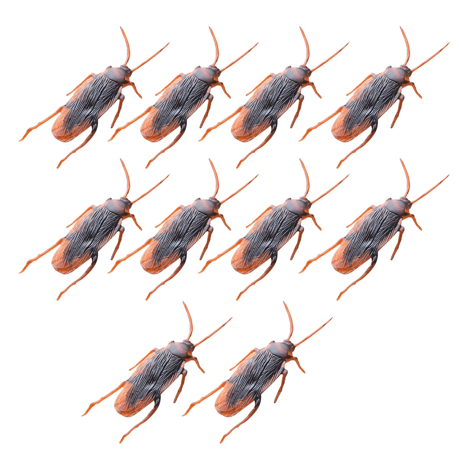 10Pcs Simulation Cockroach Toys Realistic Spoofing Toys for Joke Fun ...