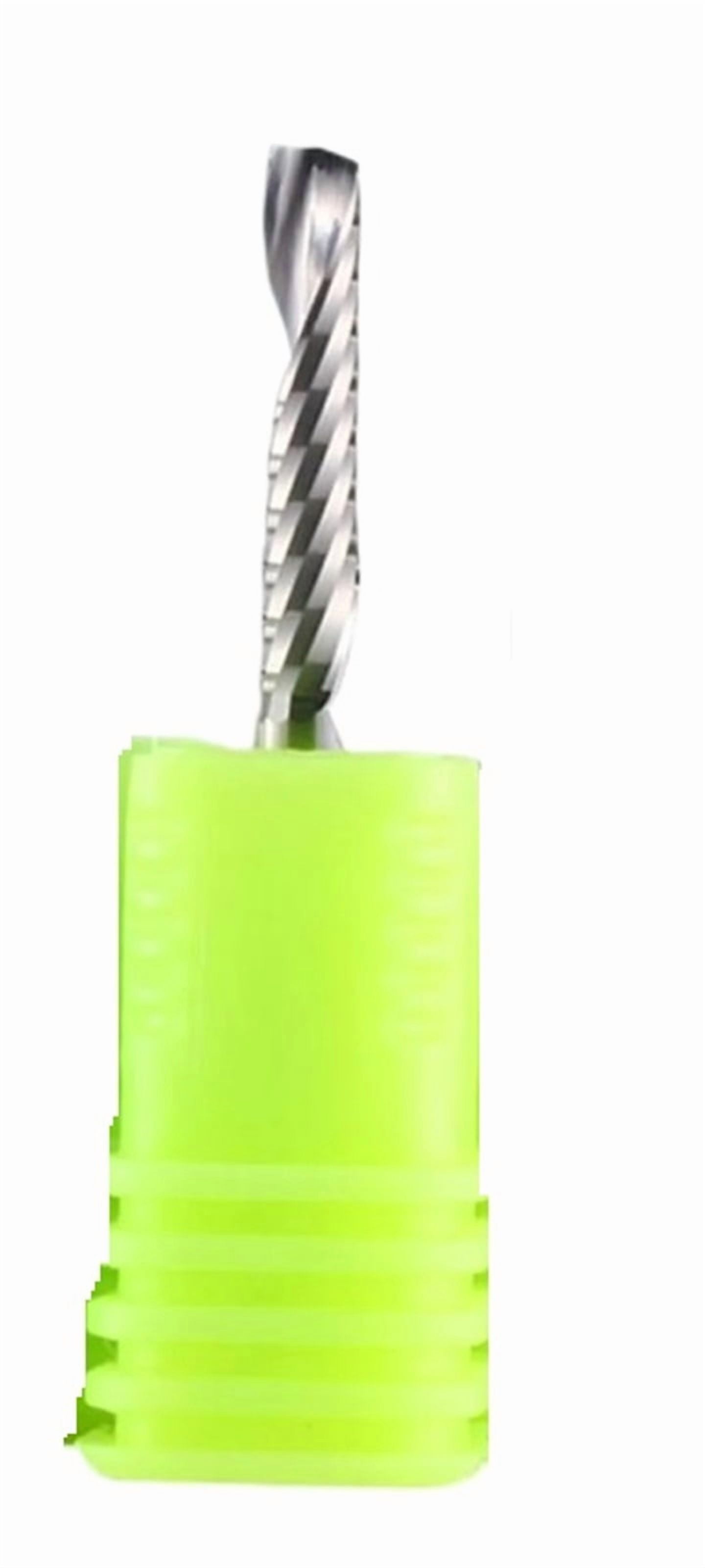 10Pcs Single Flute Spiral Milling Cutter 3.175mm 4mm 5mm 6mm 8mm 10mm ...