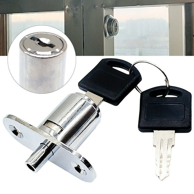 10Pcs Sliding Glass Cabinet Locks Display Showcase Glass Push Door Cam ...