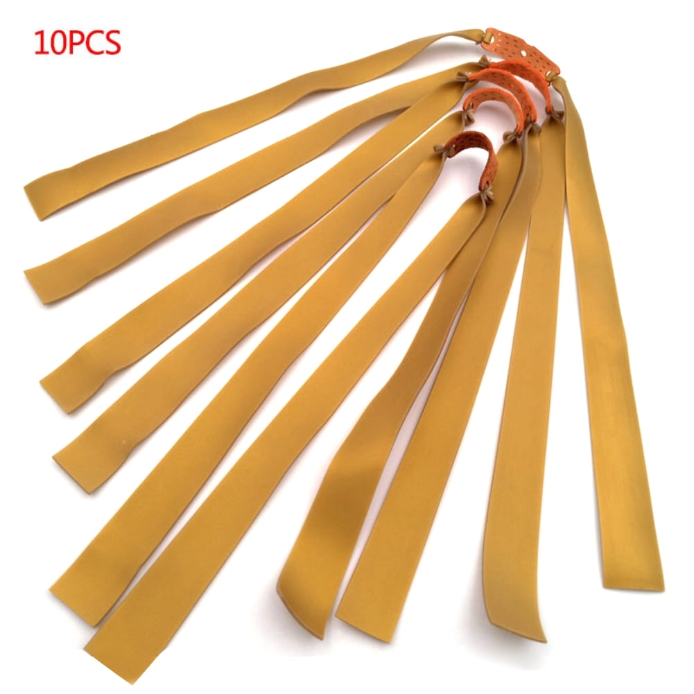 10Pcs Slingshot Flat Rubber Bands, Slingshot Replacement Bands for ...