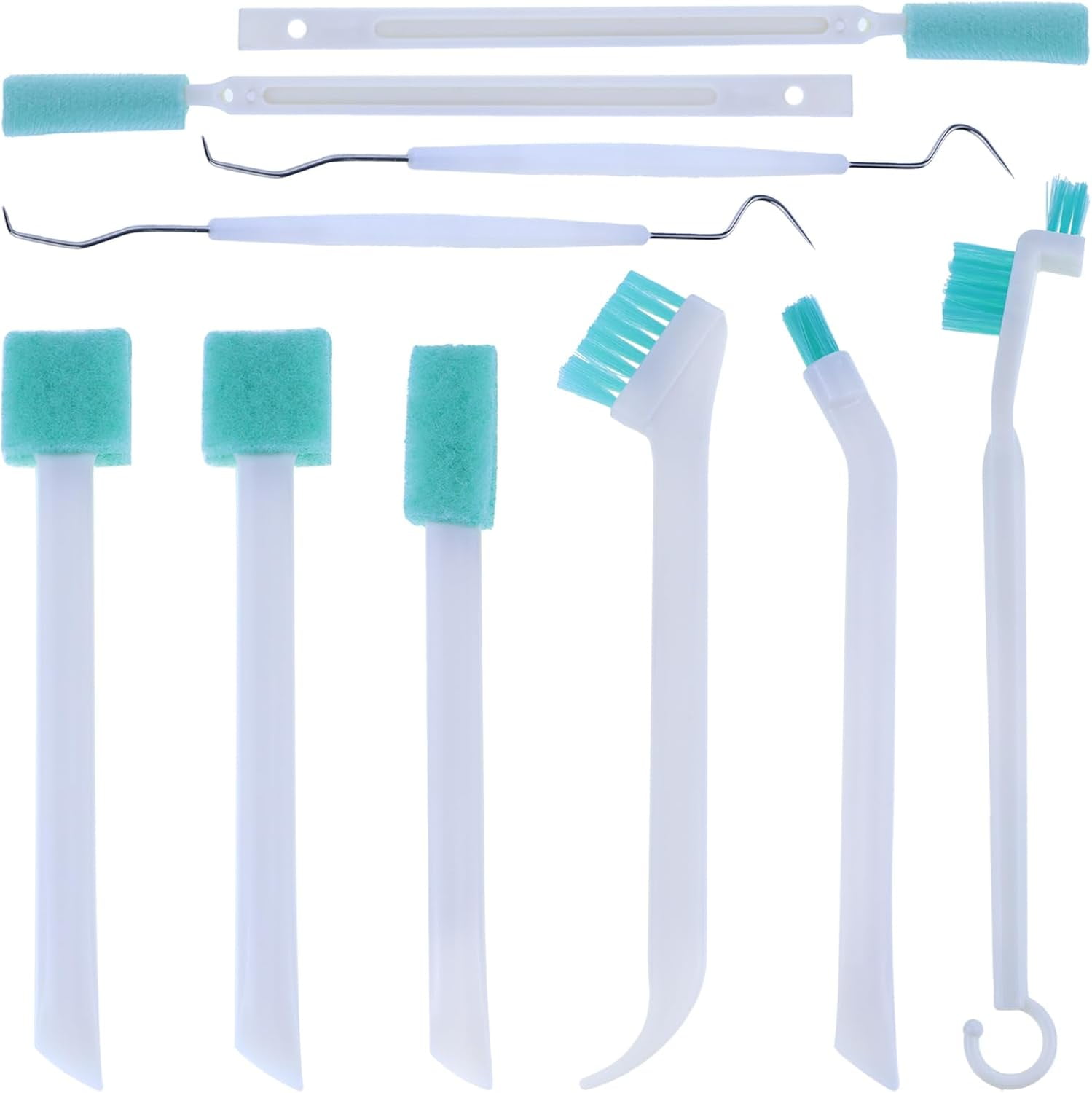 10Pcs Small Cleaning Brushes for Small Spaces, Tutuviw Detail Crevice ...