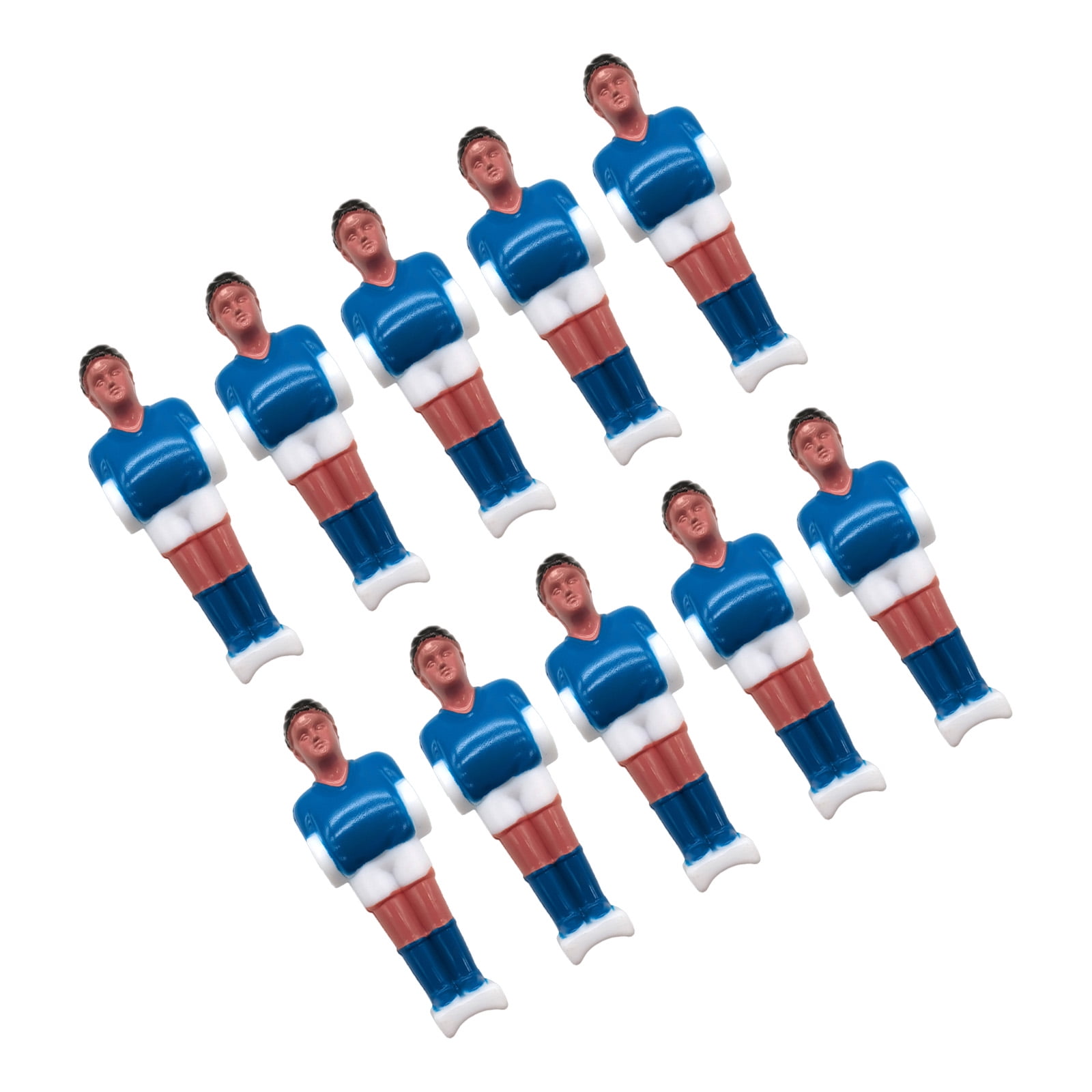 10Pcs Small Foosball Table Soccer Figures Foosball Replacement Players ...