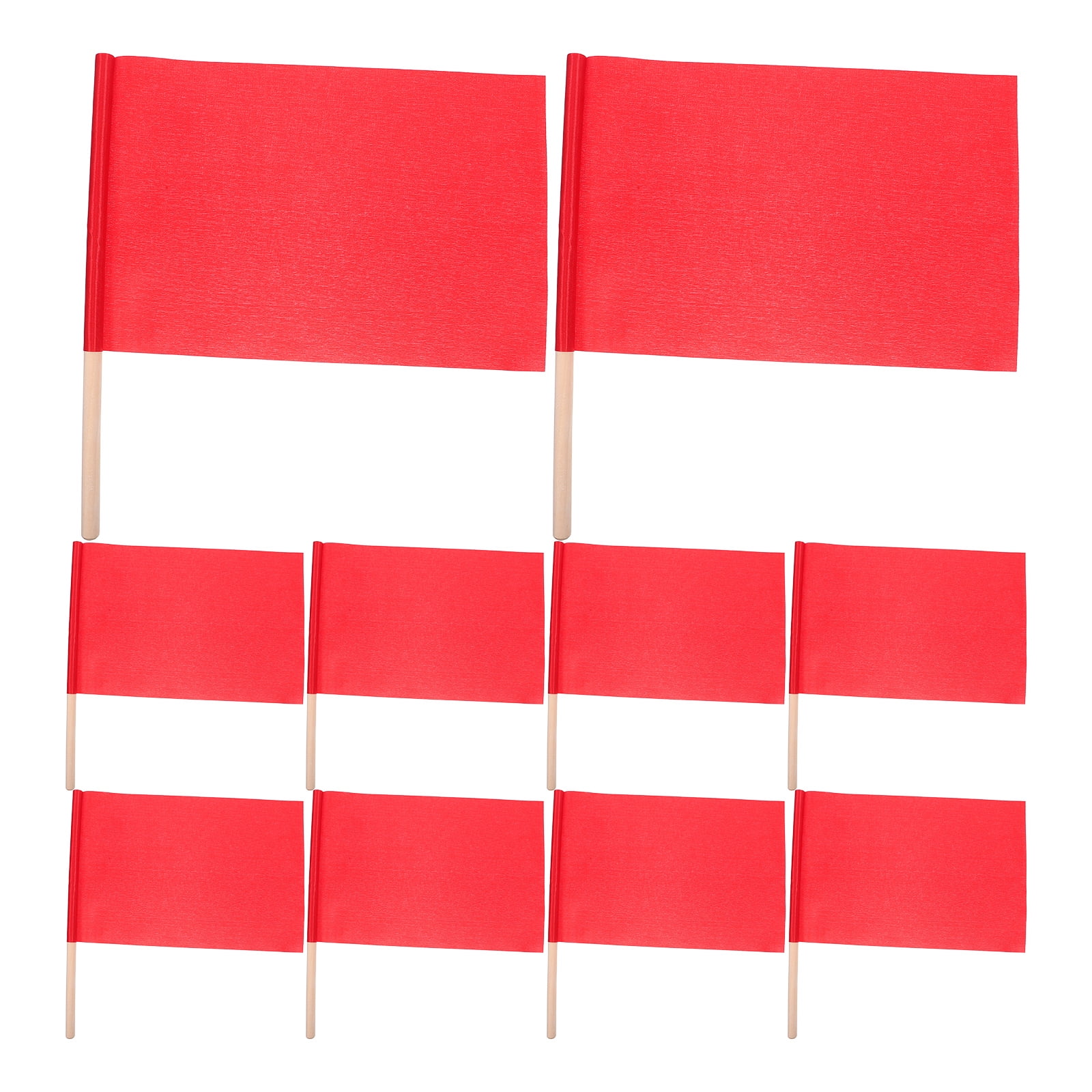10Pcs Small Solid Color Flags Celebration Waving Flags Parade Colored ...