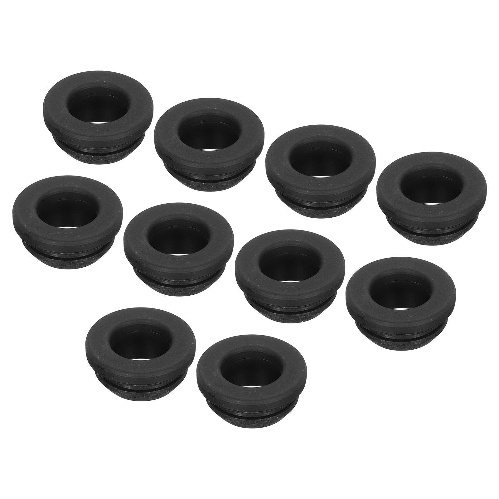 10Pcs Snap Rubber Grommet Plug Mount Dia 11mm ID 8mm Seal Anti-Scratch ...