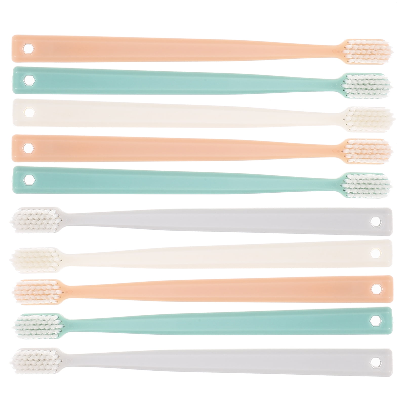 10Pcs Soft Bristles Toothbrush Manual Teeth Brush Household Toothbrush ...
