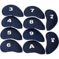 10Pcs Soft Headcover Golfs Iron Club Head Cover with Number Tag Golfs ...