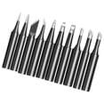 10Pcs Soldering Bits Electric Iron Replacement Tips Soldering Iron Tips ...