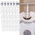 10Pcs Space Saving Hangers Closet Organizer for Thick ClothesWhite ...