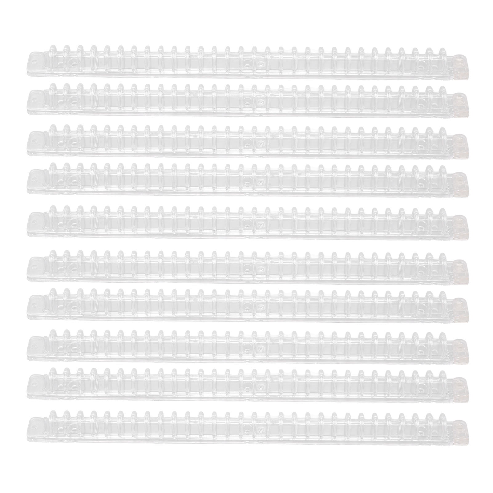 10Pcs Spiral Binding Coil 100 Sheets Capacity Spine Comb 30 Holes ...