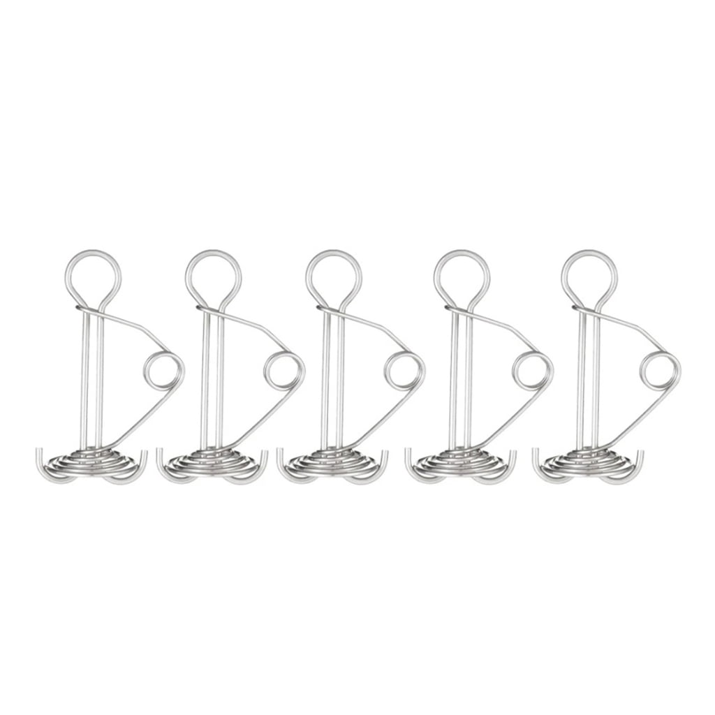 10Pcs Spirals Shaped Spring Octopus Deck Peg Rope Buckle Awning Tent ...