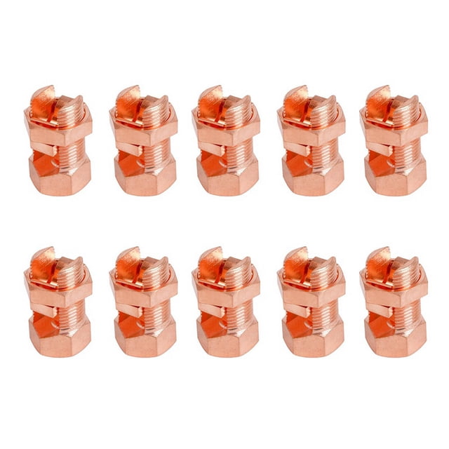 10Pcs Split Bolt Connector, Grounding Split Bolt Connector Split Bolt ...