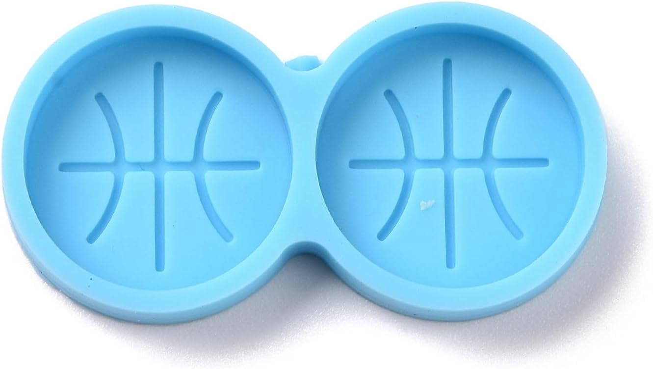 10Pcs Sports Silicone Molds 3D Basketball Silicone Molds Resin Casting ...