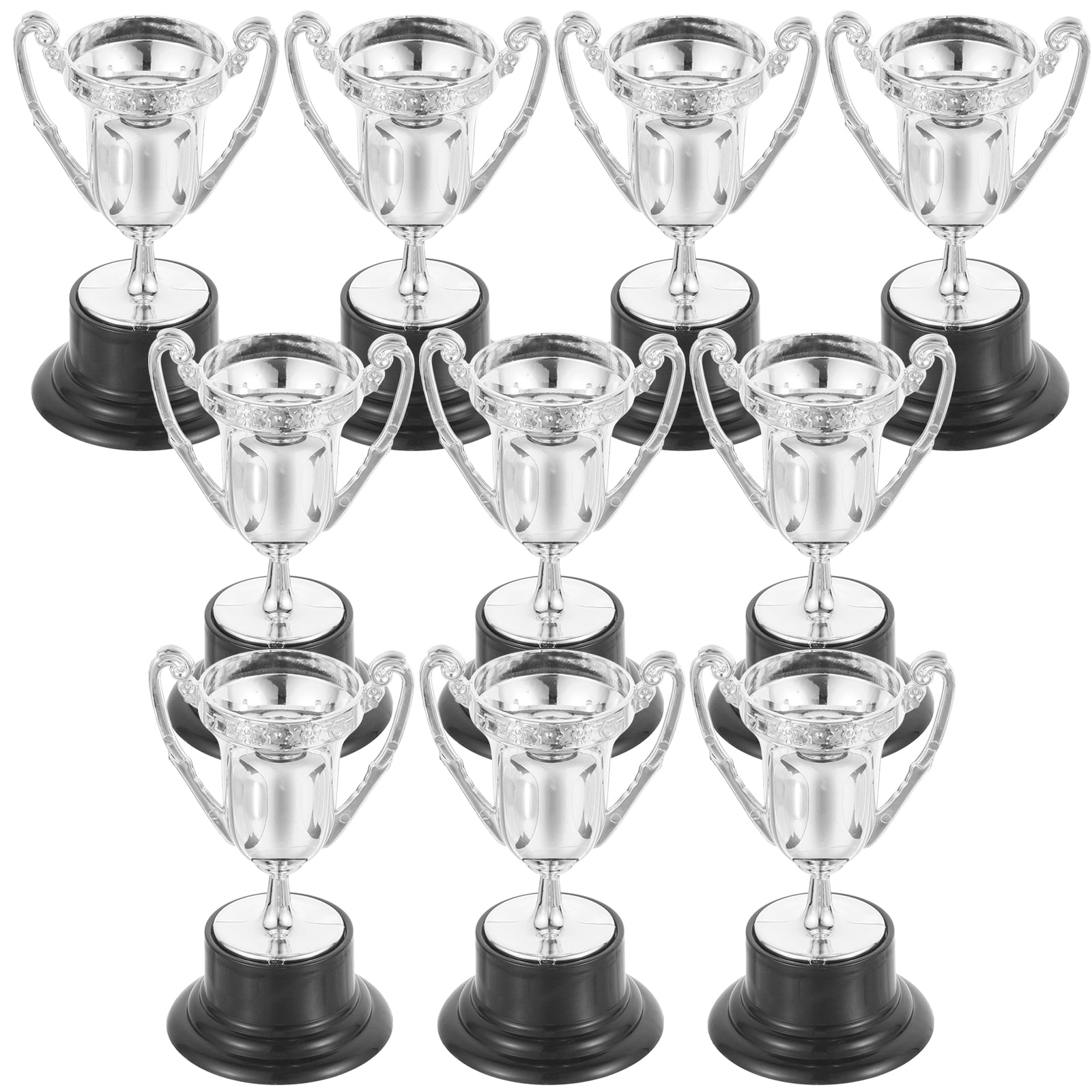 10Pcs Sports Trophy Props Kids Winning Prizes Plastic Trophy Cups for ...