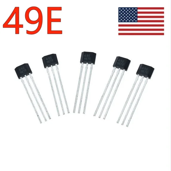10Pcs Ss49E Linear Hall Effect Sensor 3-Pin Magnetic Field Switch Arduino Diy - Walmart.com