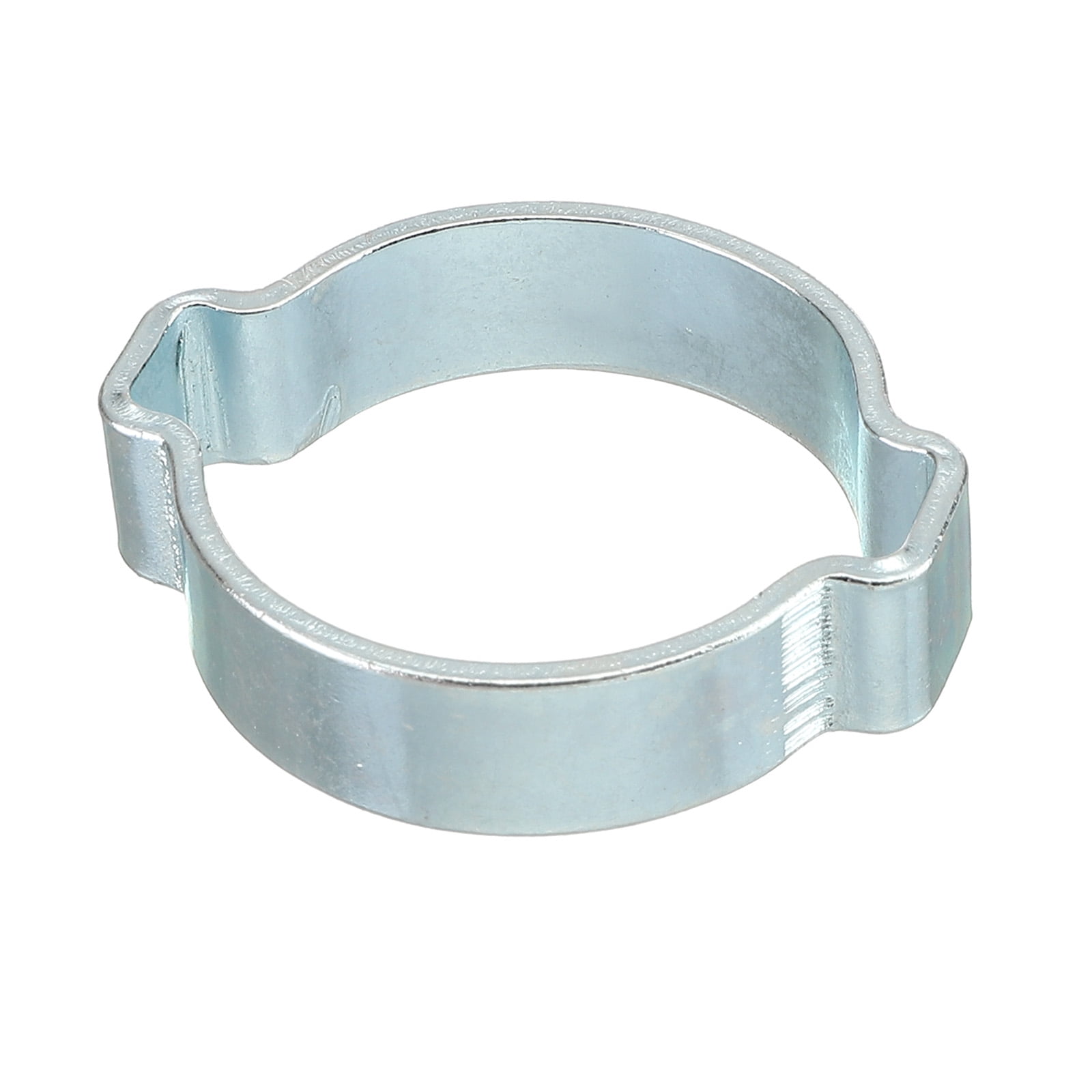 10Pcs Stainless Steel Double Ear Hose Clamps, Adjustable 21-25mm Heavy ...