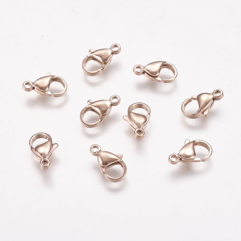 10Pcs Stainless Steel Lobster Claw Clasps Jewelry Lobster Clasp ...