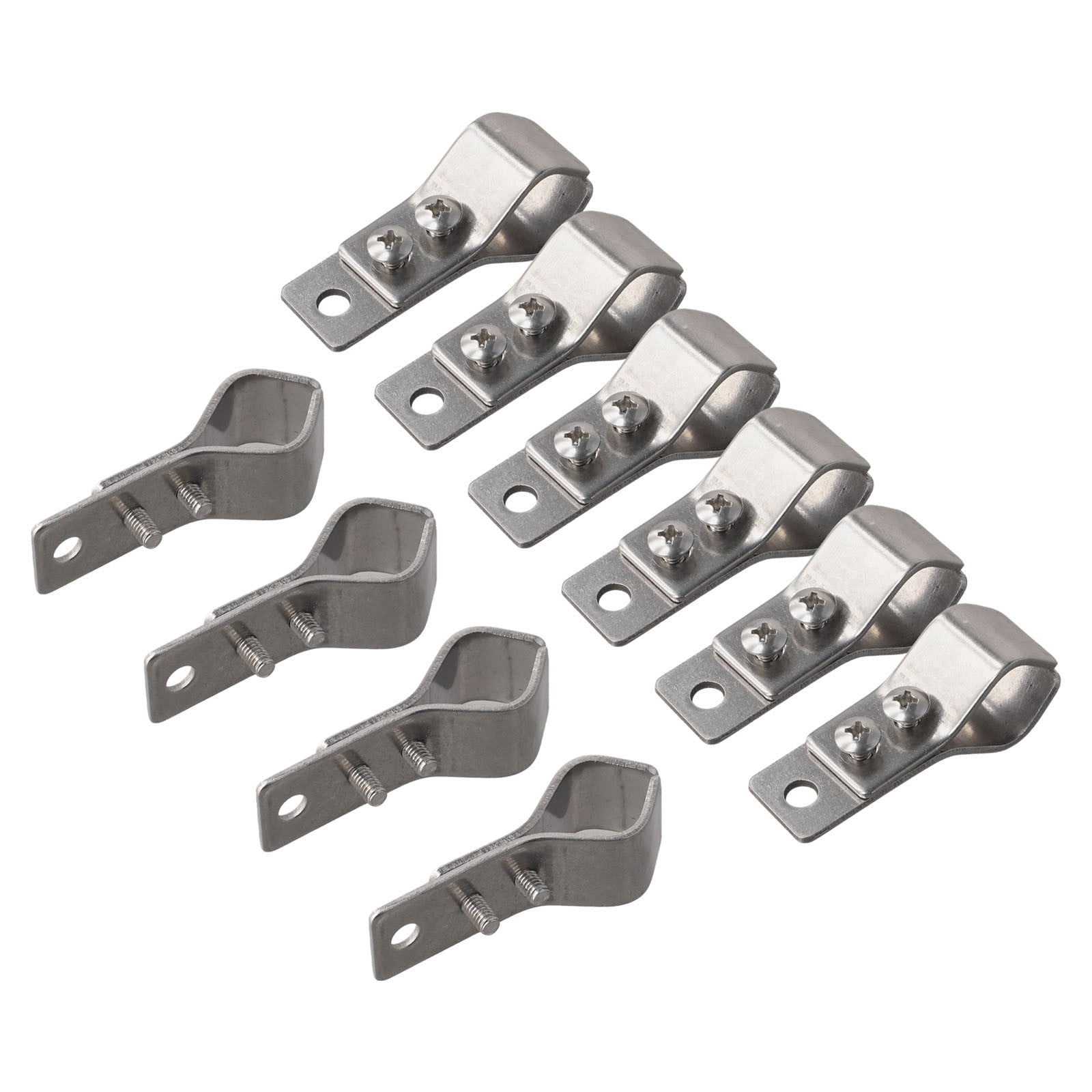 10Pcs Stainless Steel Pulley Clamps 304 Thick Heavy Duty Hinge ...