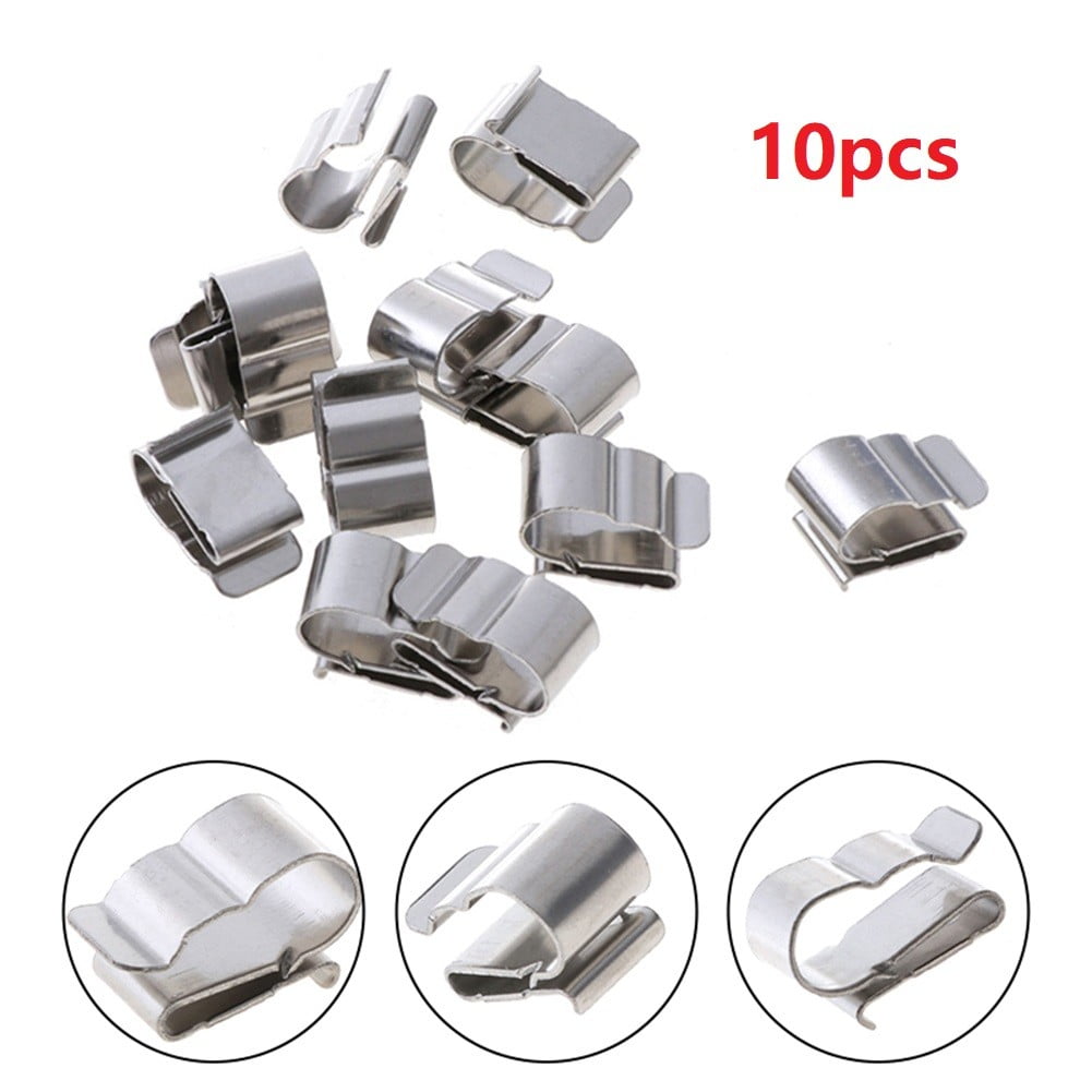 10Pcs-Stainless Steel Solar Panel Cable Clamppvcable Clamp Wire ...