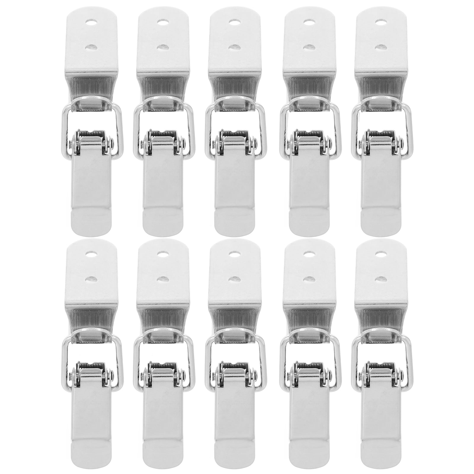 10Pcs Stainless Steel Spring Loaded Toggle Latch No Keyhole Required ...