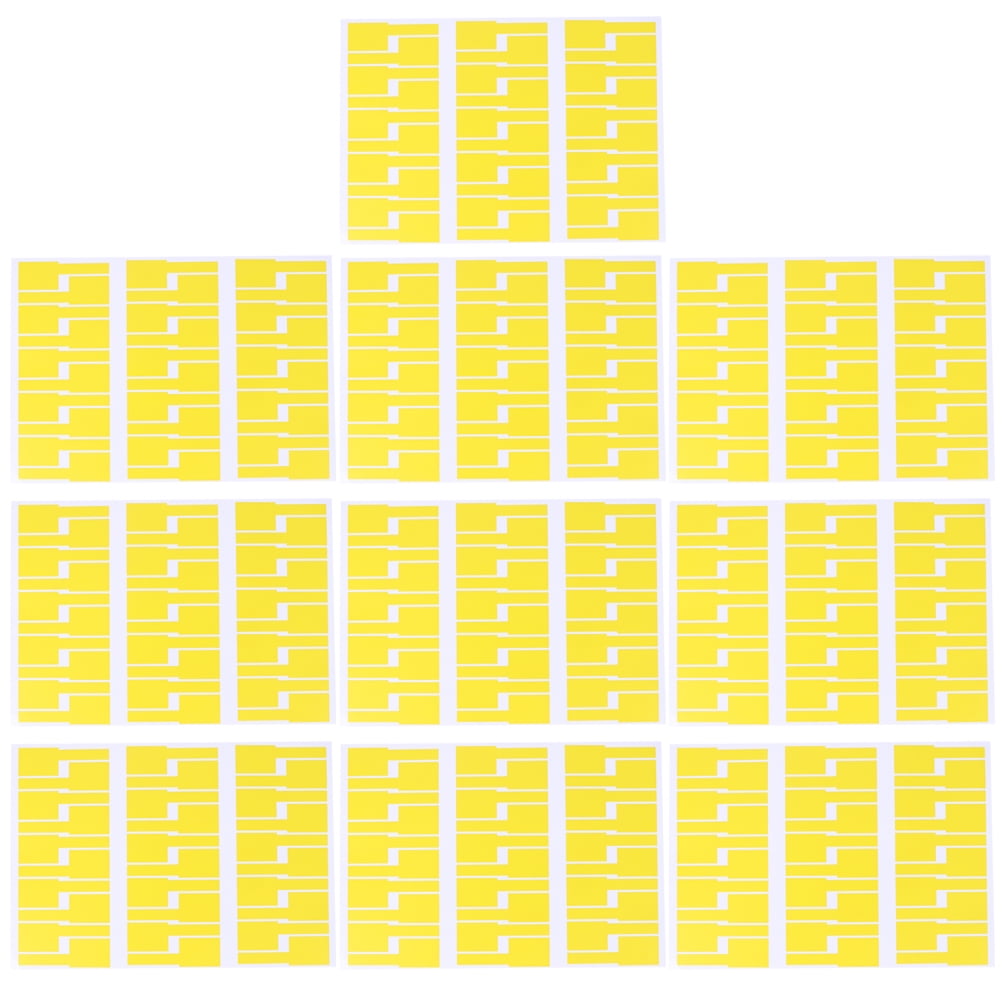 10Pcs Stickers Markers Identification Tags Self- adhesive Laboratory ...