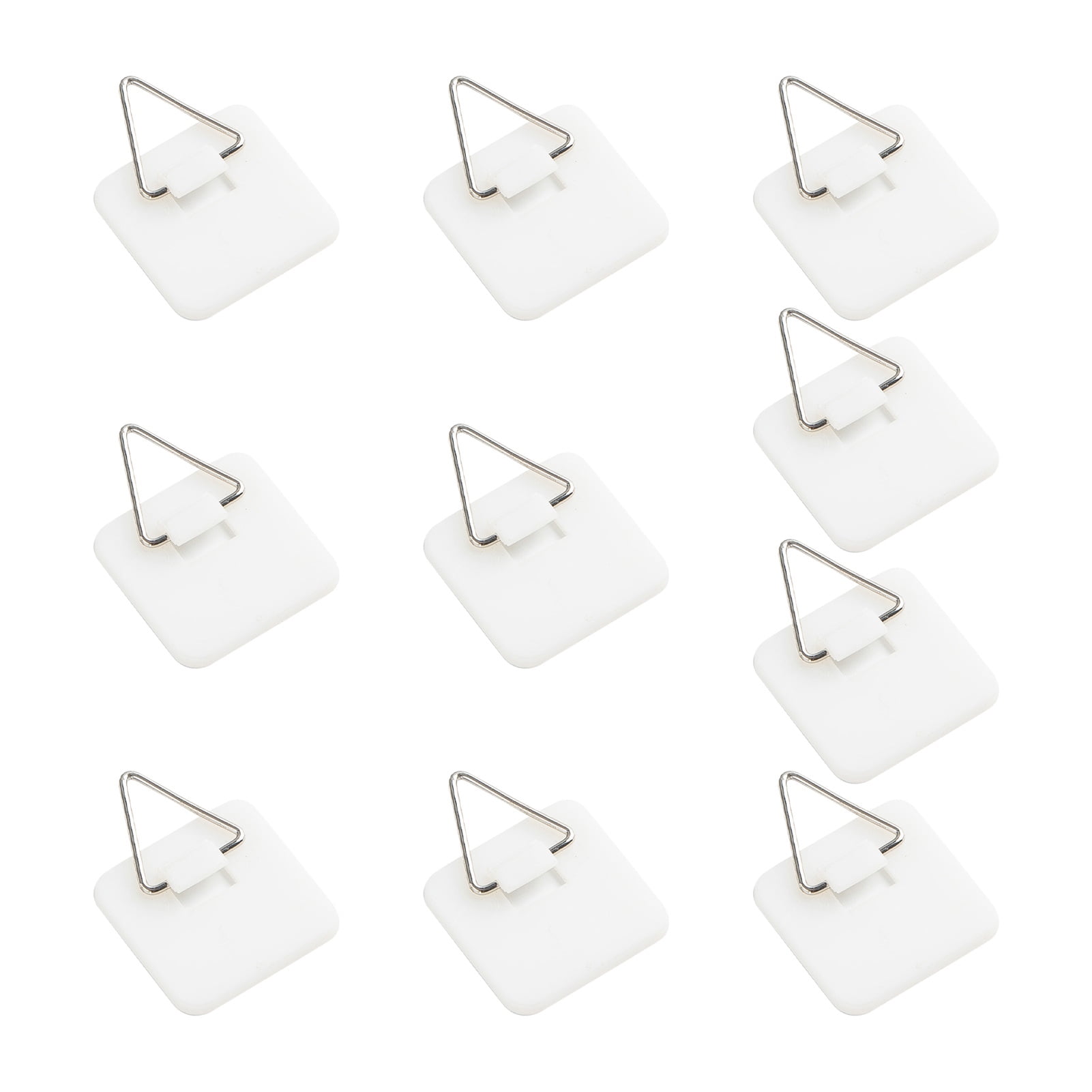 10Pcs Storage Hook Self-Adhesive Picture Hanger Easy Installation ...