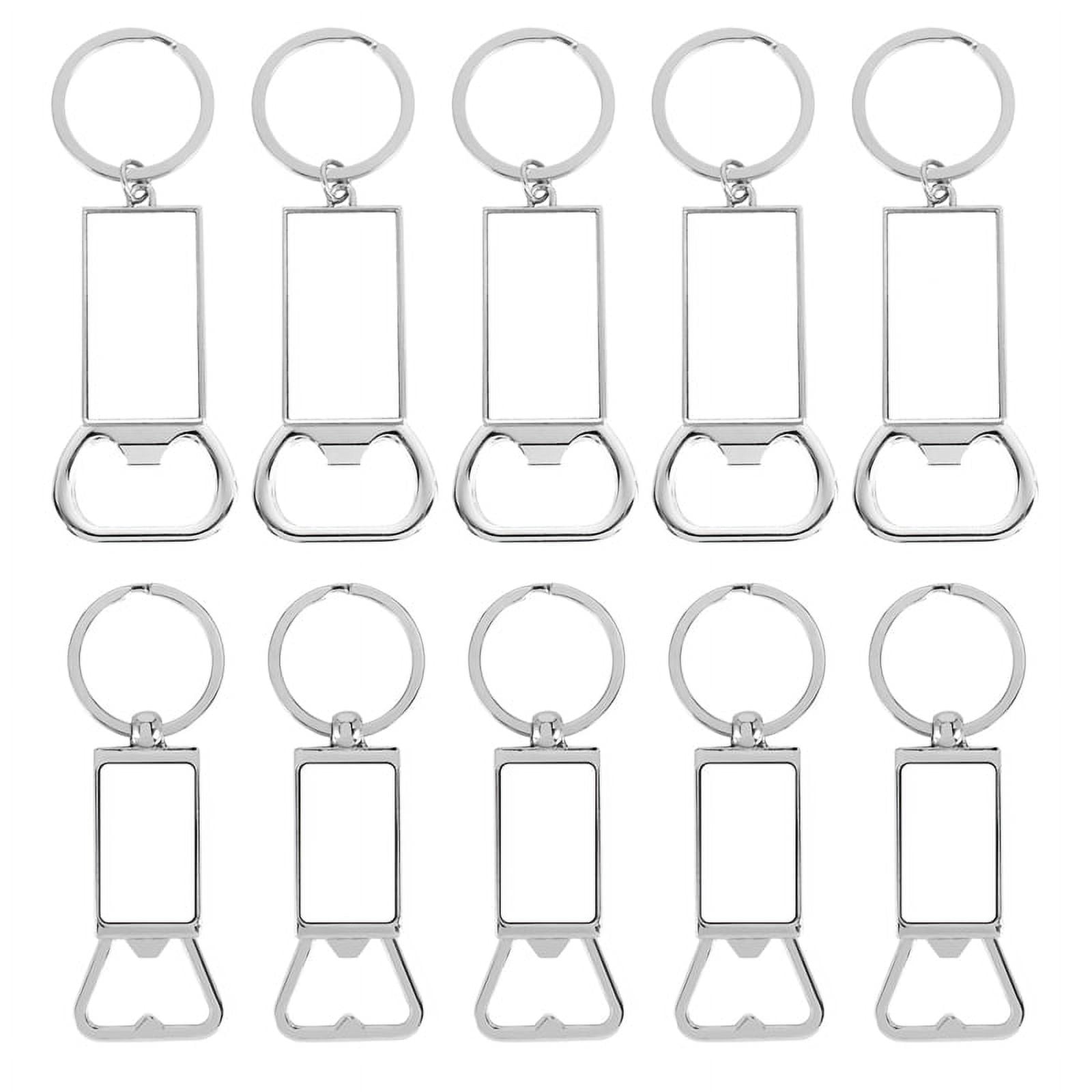 10Pcs Sublimation Keychain Blanks - Sublimation Keychain Case or Metal ...