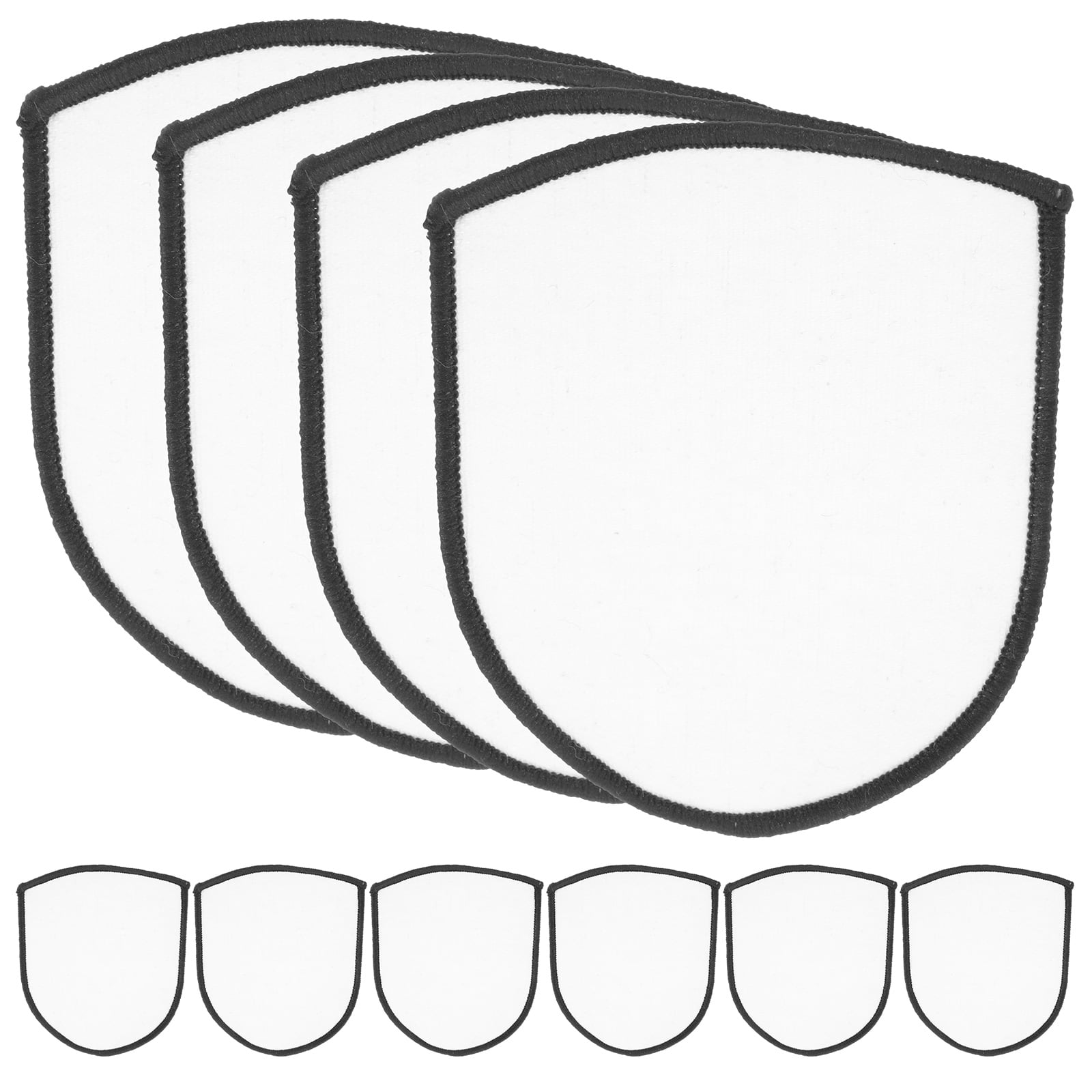 10Pcs Sublimation Patches Blank Iron-on Patch DIY Embroidery Patch Heat ...