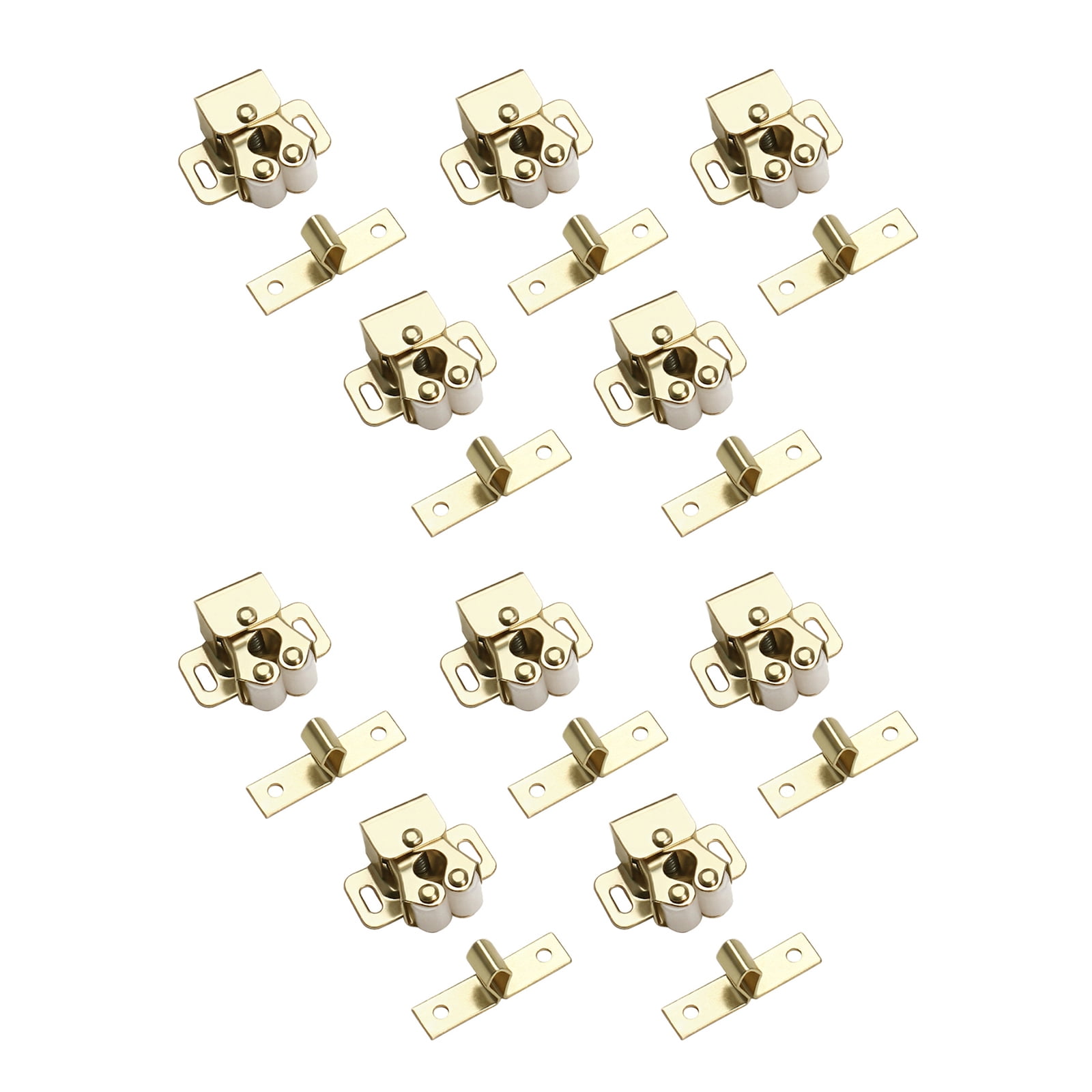 10Pcs Surface Plated Latches Roll Door Fasteners for Cabinets Kitchen ...