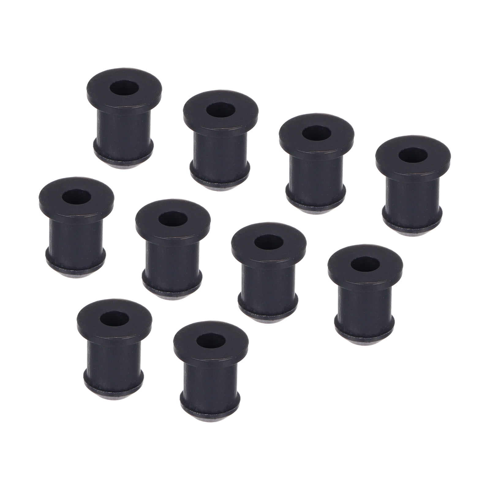 10Pcs T Shape Rubber Grommet Mount Dia 6mm ID 3.2mm H 9mm Seal ...